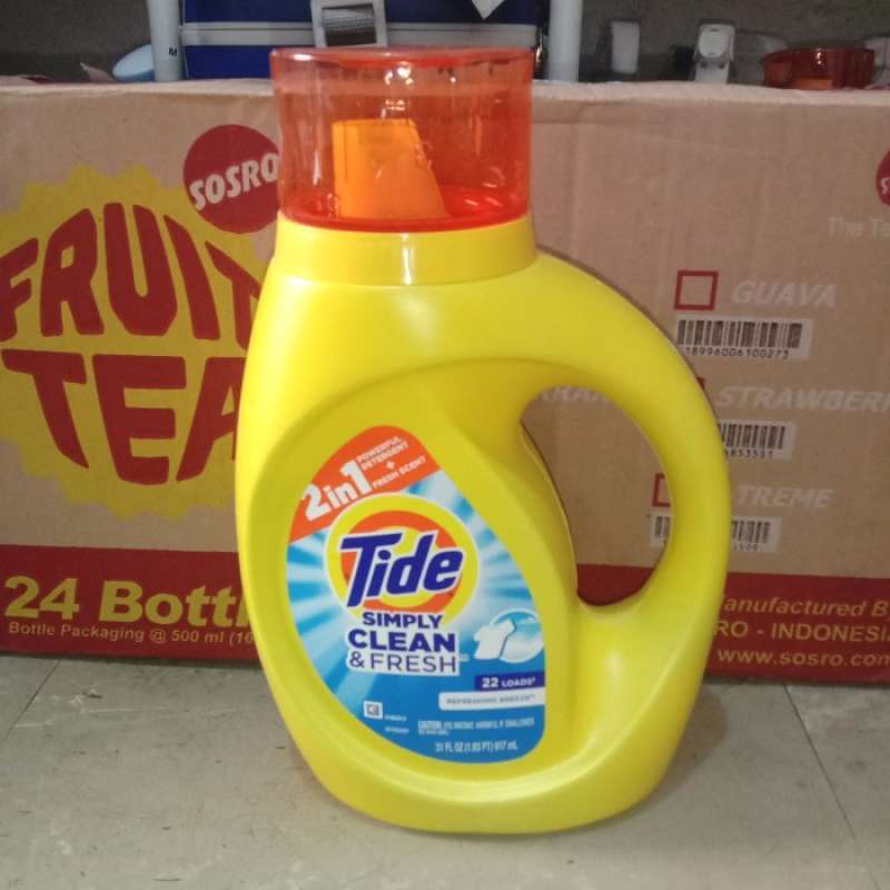 Promo Tide Simply Clean & Fresh 2in1/refreshing Breeze 917 Ml/detergent ...