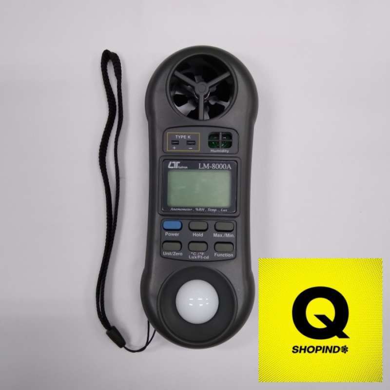 Promo Lutron Lm-8000a 4in1 Anemo+humidity+light+thermometer/lm8000a/lm ...