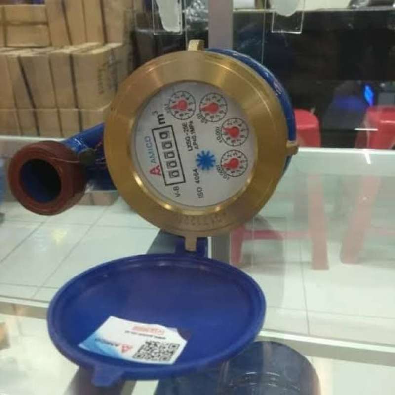 Promo Meteran Air Vertikal Ukuran Drat 1 Dn25 - Water Meter Amico ...