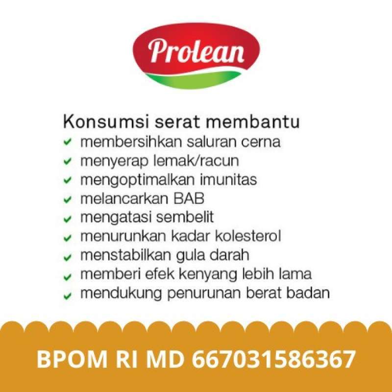 Promo Prolean Psyllium Husk Gold Mix Minuman Tinggi Serat Medium Pack ...