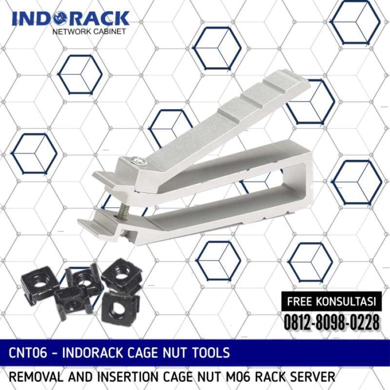 Promo Cnt06 Indorack Cage Nut Tool Alat Capit Cagenut M06 Rack Server ...