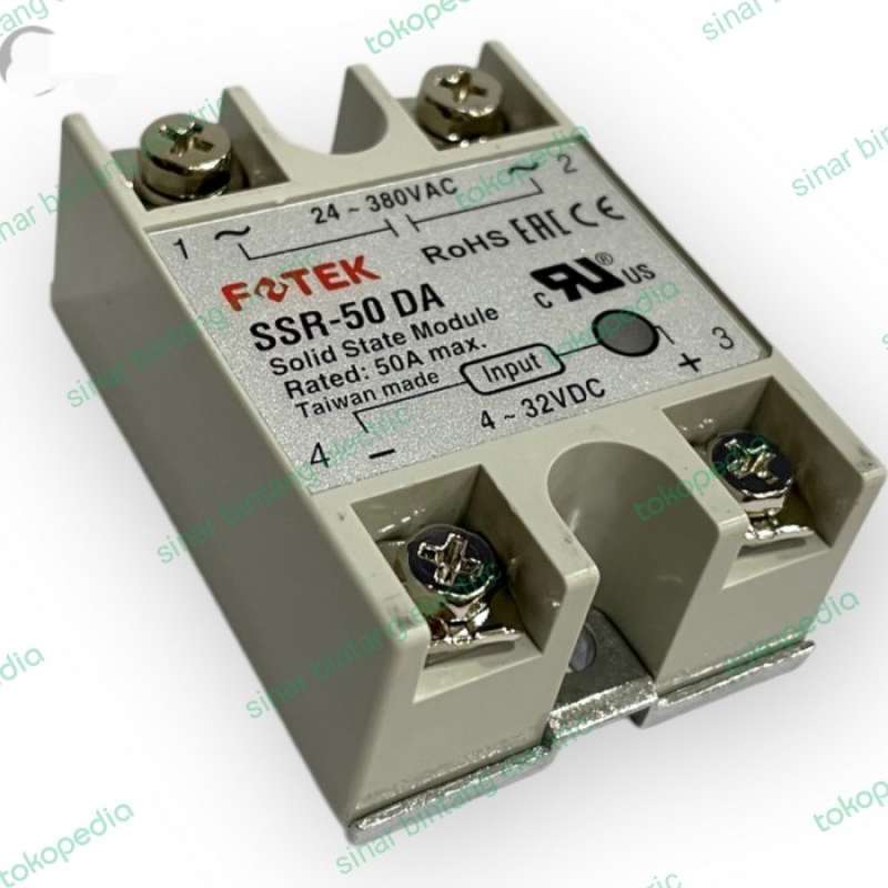 Promo Solid State Relay Ssr-50 Da Fotek Diskon 23% Di Seller Darmaroca ...