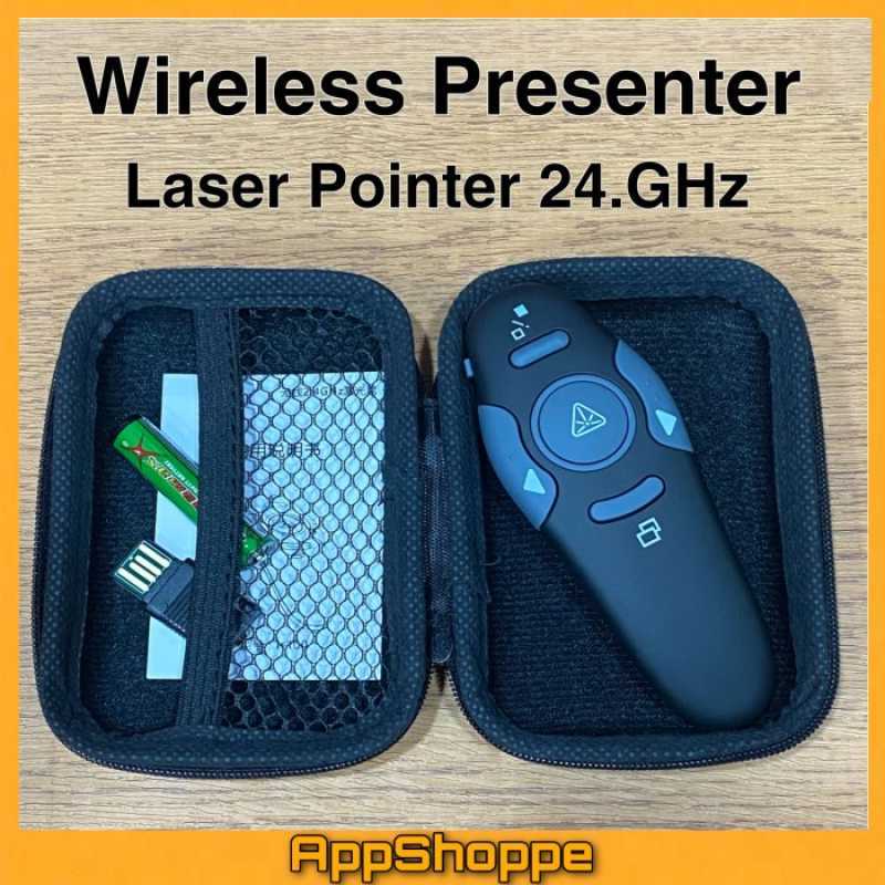 Promo Laser Pointer 2.4ghz Wireless Presenter Cursor Control Package ...
