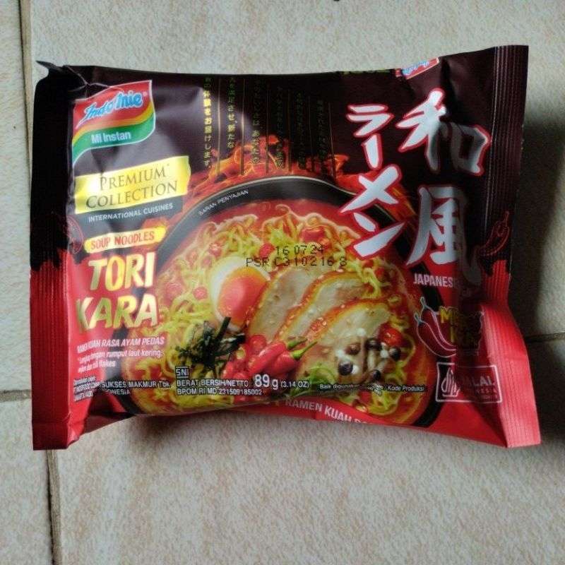 Jual Mie Instan Indomie Premium Japanese Tori Kara Ramen 89gram Di ...