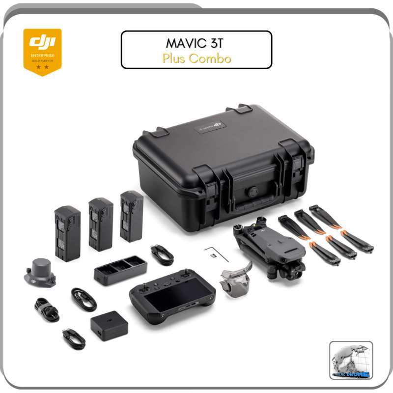 Promo Dji Mavic 3 Thermal Combo 4 Battery Modul Rtk Drone For Fire ...