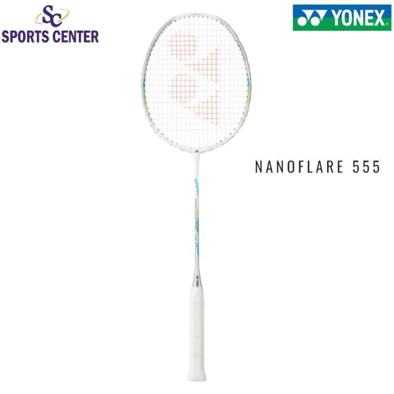 Promo New Raket Badminton Yonex Nanoflare 555 Matte White Diskon 23% Di ...