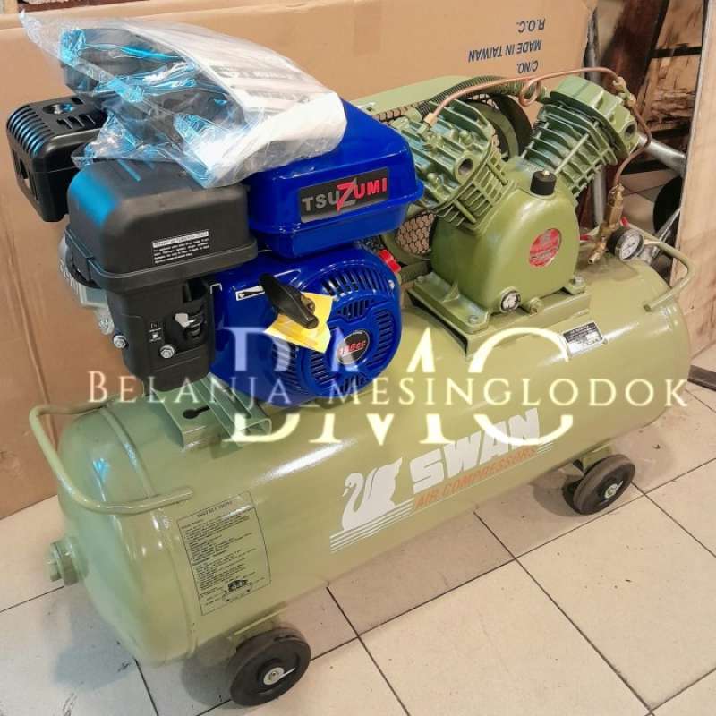 Promo Kompresor Angin Swan 2 Hp ( Pk ) 2hp Komplit Engine Tsuzumi Svu ...