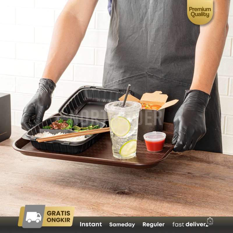 Promo Nampan Baki Persegi Serving Tray Restoran Kantin Food Court Jd ...