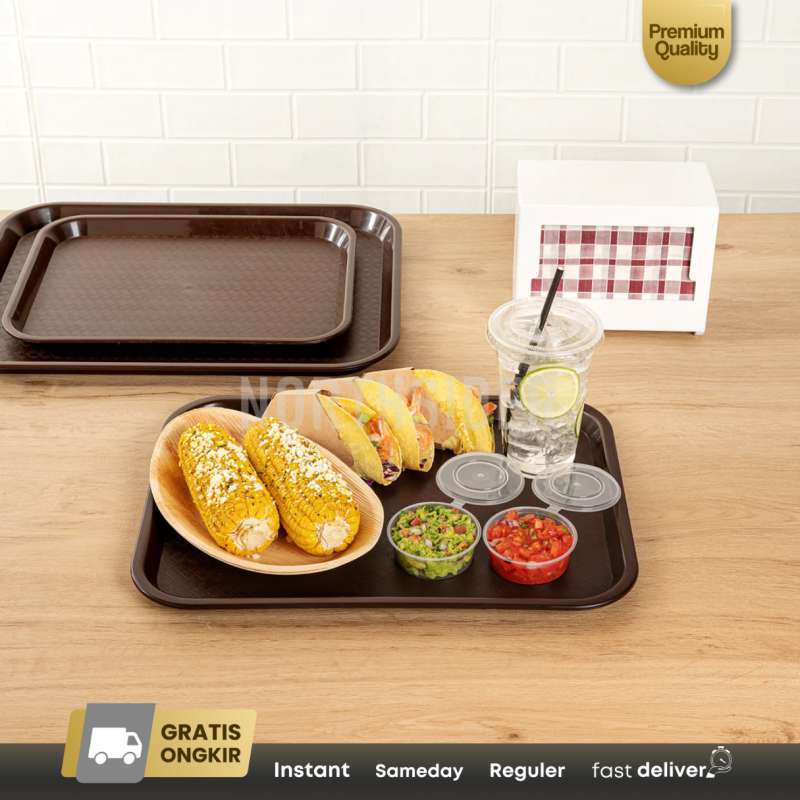 Promo Nampan Baki Persegi Serving Tray Restoran Kantin Food Court Jd ...