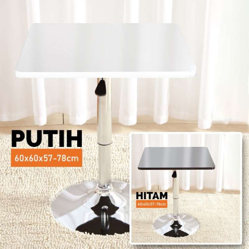 Promo Meja Bar Hidrolik Bahan Besi Mdf Multi Tempat Meja Cafe Termurah ...