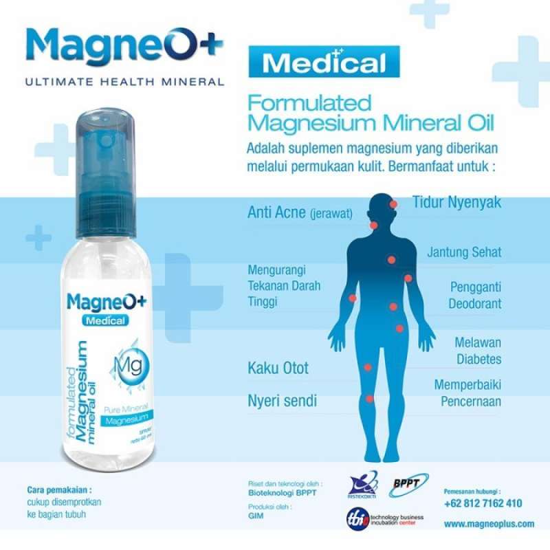 Promo Magneo+ Medical By Bppt - Magnesium Oil Spray Diskon 33% Di ...