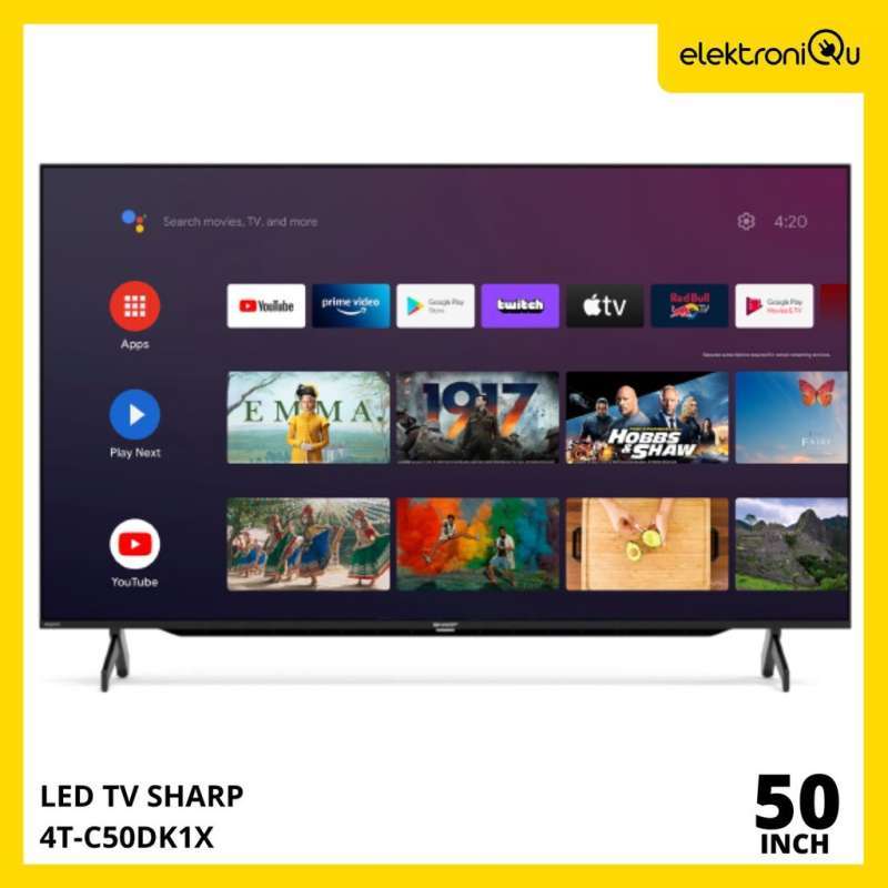 Jual Led Tv Sharp 4t-c50dk1x 50 Inch Android Tv Di Seller Elektroniqu ...