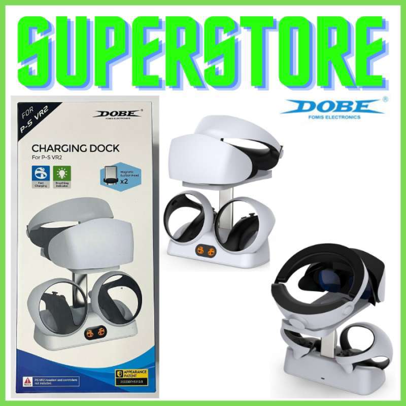 Jual Dobe Charging Dock Ps5 Vr2 /tempat Cas Controller Stik Stick Ps 5 ...