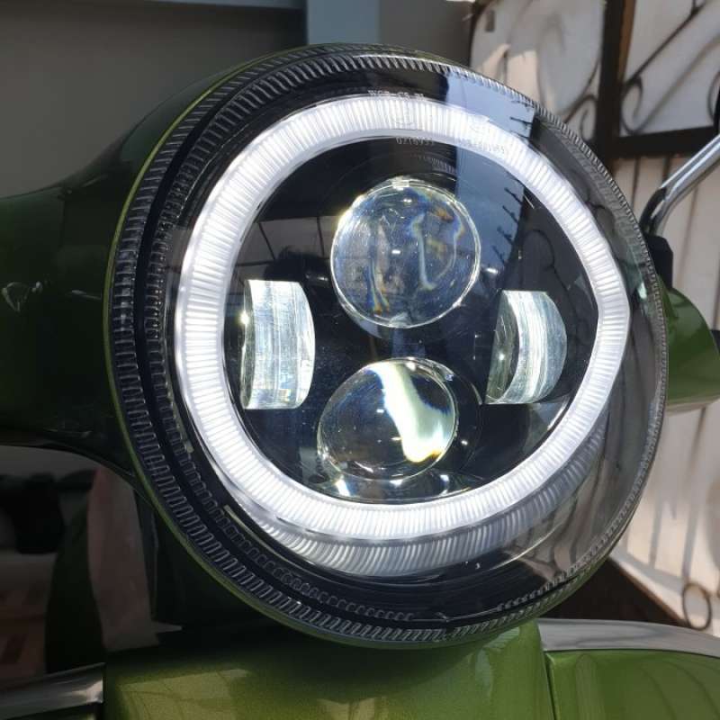 Promo Headlamp Led Daymaker Luigy With Drl Vespa Gt Series Gts Diskon 2 ...