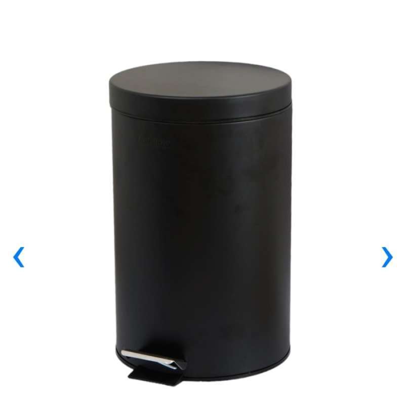 Promo Krisbow 12 Ltr Tempat Sampah Pedal Soft Close Round - Hitam ...