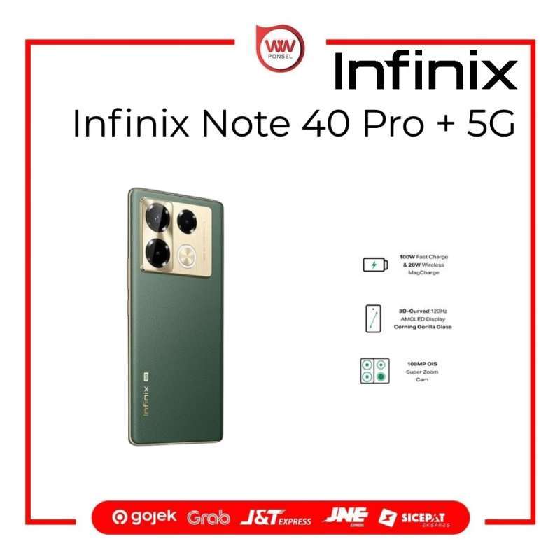 Jual Hp Infinix 40 Pro+ 5g Ram 12gb Internal 256gb Garansi Resmi Di ...
