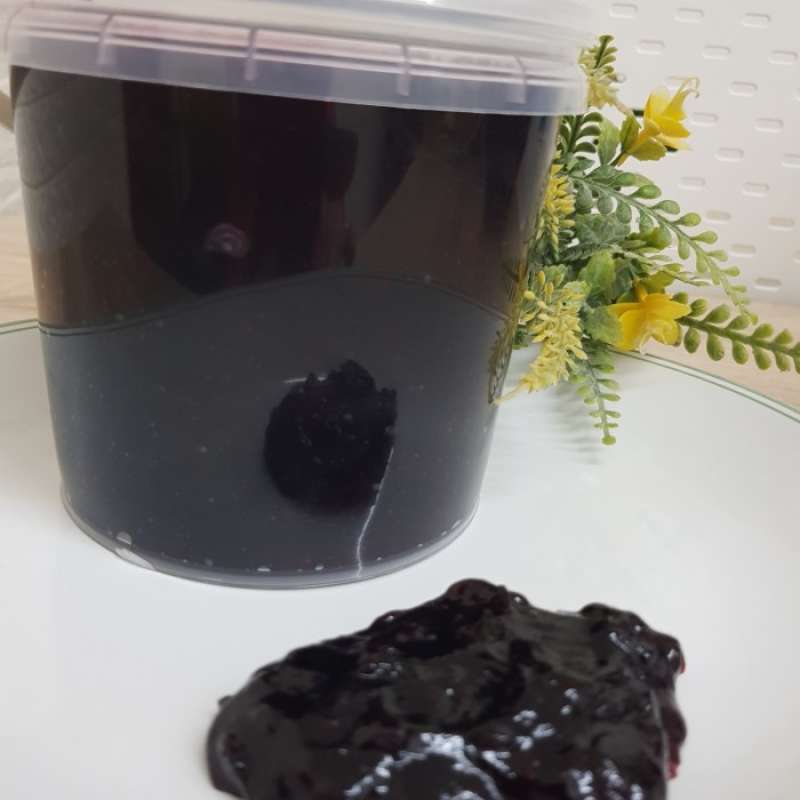Jual Boba King Sauce Puree Jam-blueberry Sauce/ Selai Blueberry Di ...