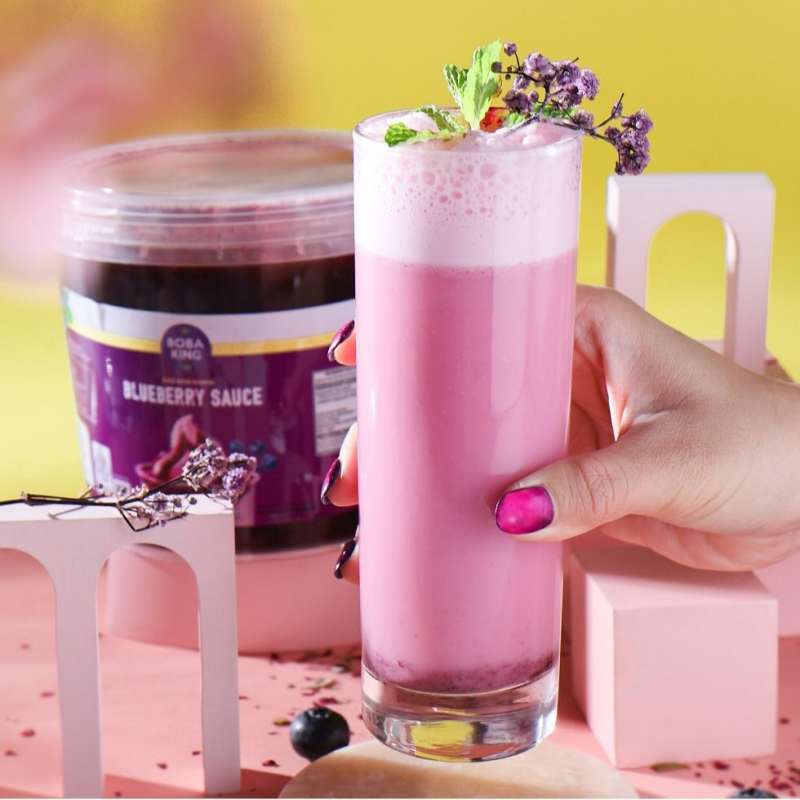 Jual Boba King Sauce Puree Jam-blueberry Sauce/ Selai Blueberry Di ...