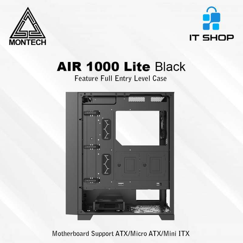 Jual Montech Casing Air 1000 Lite Black Di Seller It Shop Official ...
