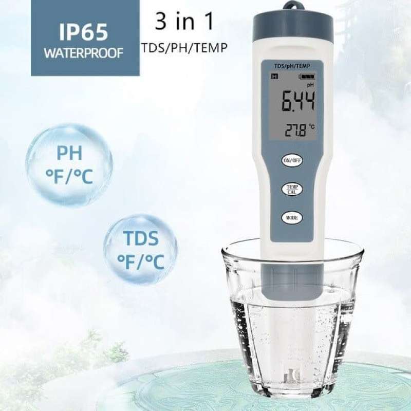 Promo Promo - 3 In 1 Tds Ph Temperature Meter Ez9901 Water Tester Ez ...