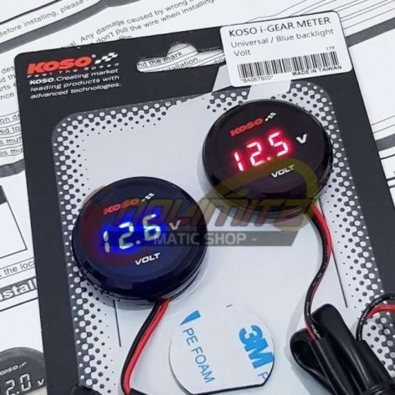 Promo Voltmeter Digital Koso I-gear Bulat Nmax Xmax Aerox 155 Vario Pcx ...