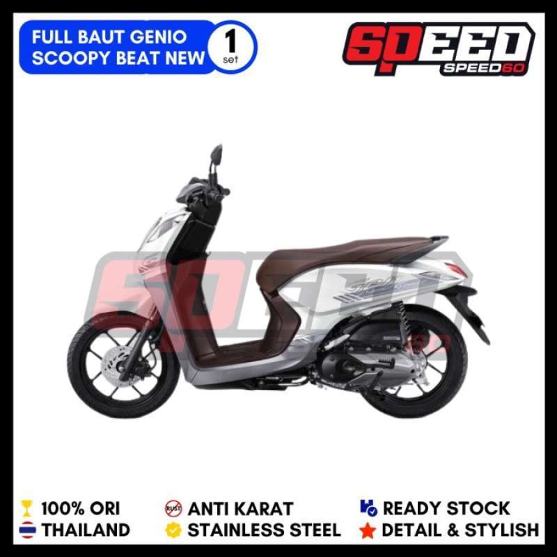 Promo Baut Beat Scoopy Genio New 2020 2021 Full Set Stainless King Nut Diskon 33% Di Seller Desa ...