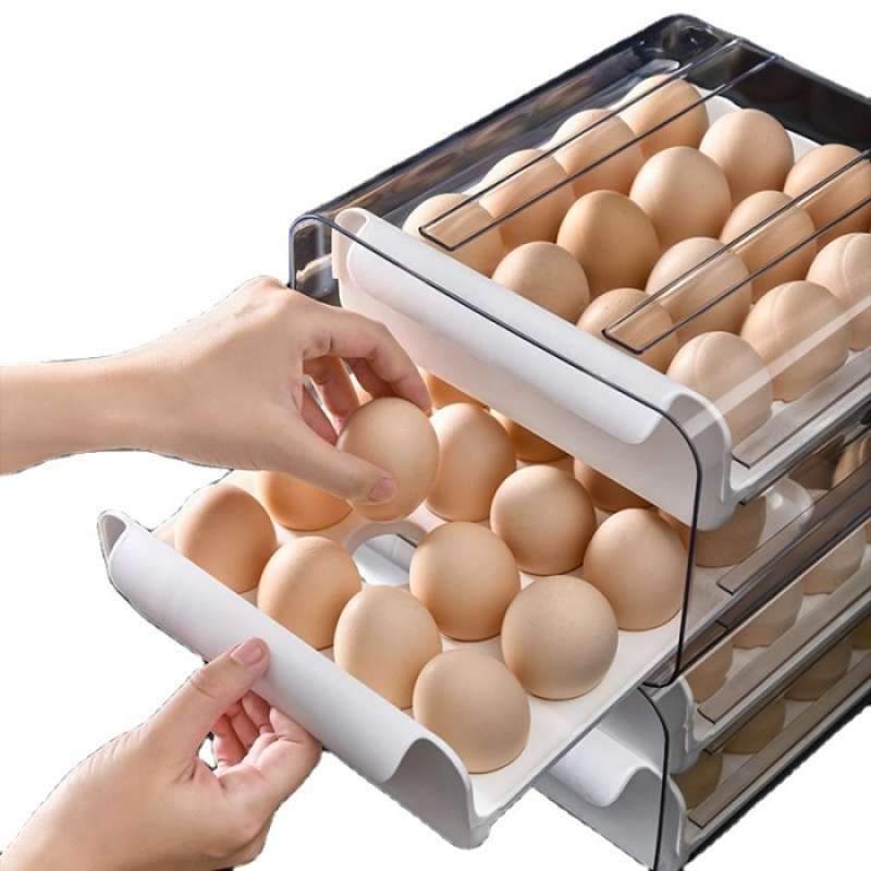 Promo Rak Telur Susun Tempat Penyimpanan Telur Susun 2 Tingkat / Rak ...