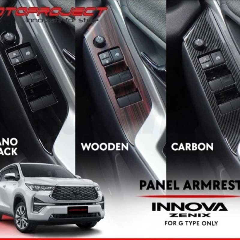 Promo Panel Armrest Innova Zenix Tipe G Wooden Otoproject Diskon 16% Di ...