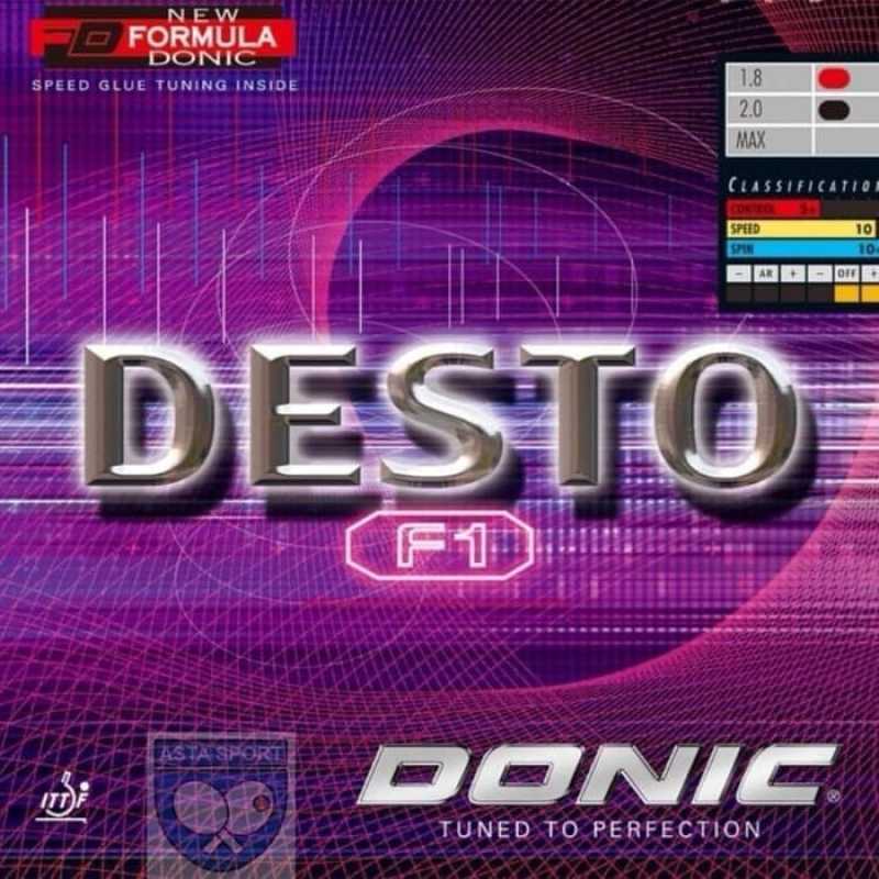 Jual Donic Desto F1 Karet Pingpong Rubber Tenis Meja - Hitam Di Seller ...
