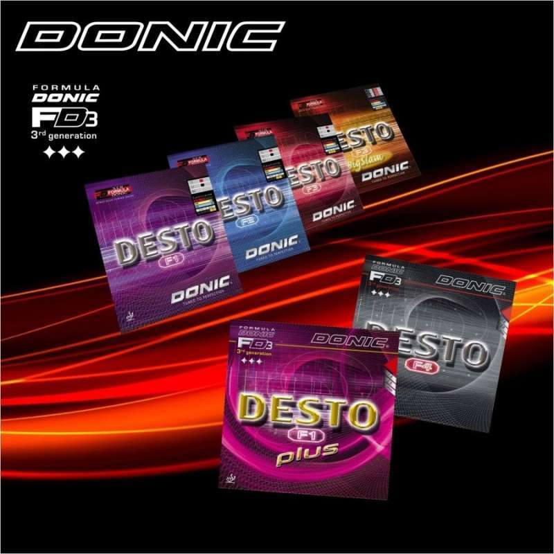 Jual Donic Desto F1 Karet Pingpong Rubber Tenis Meja - Hitam Di Seller ...