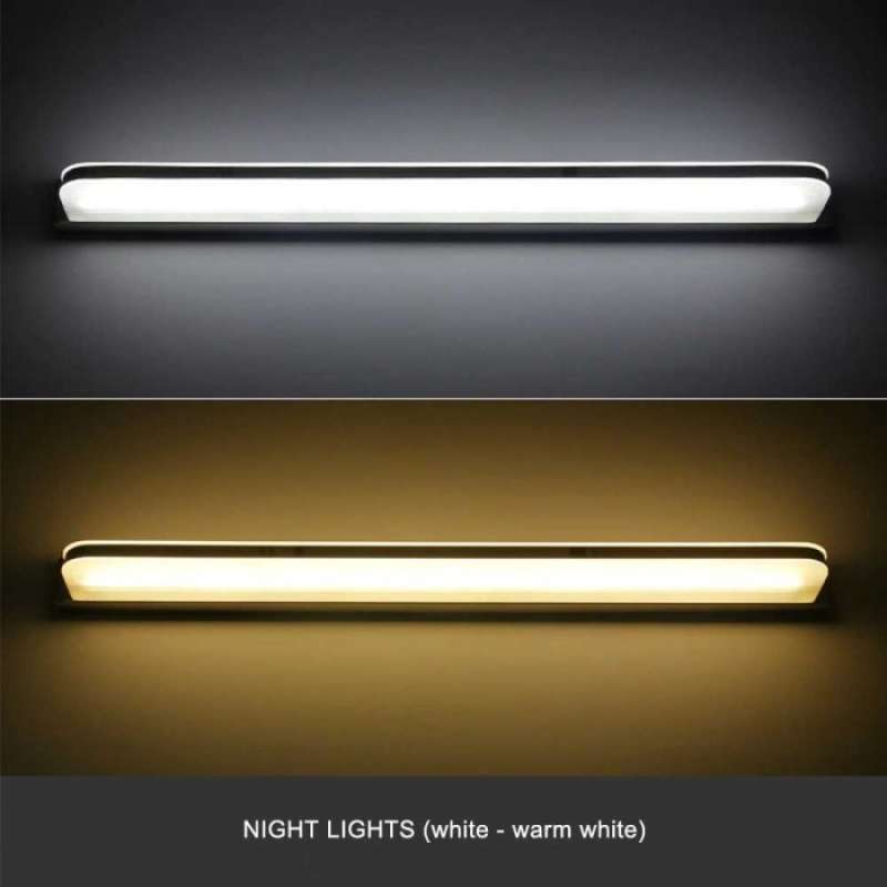 Promo Lampu Cermin Led Modern Linear Wall Light Cool White Diskon 33% ...