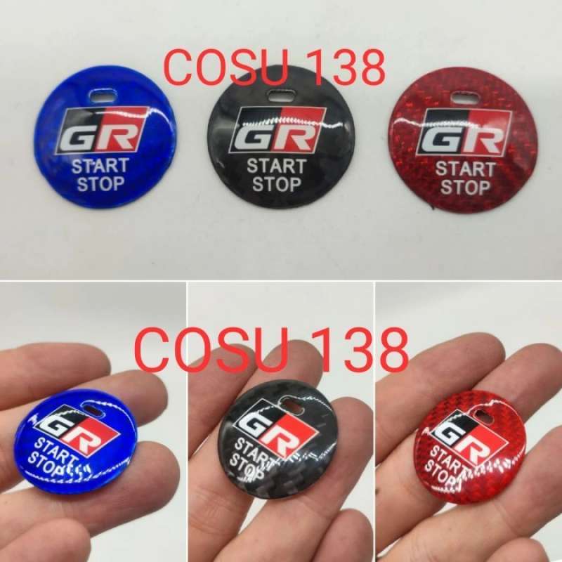 Promo Cover Tombol Start Stop Engine Gr Original Carbon Kevlar Yaris ...