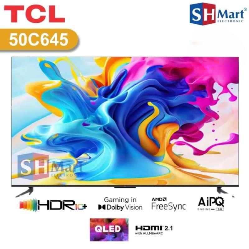 Jual Tcl Qled 50 Inch 50c645 Uhd 4k Smart Google Tv Dolby Atmos Android ...