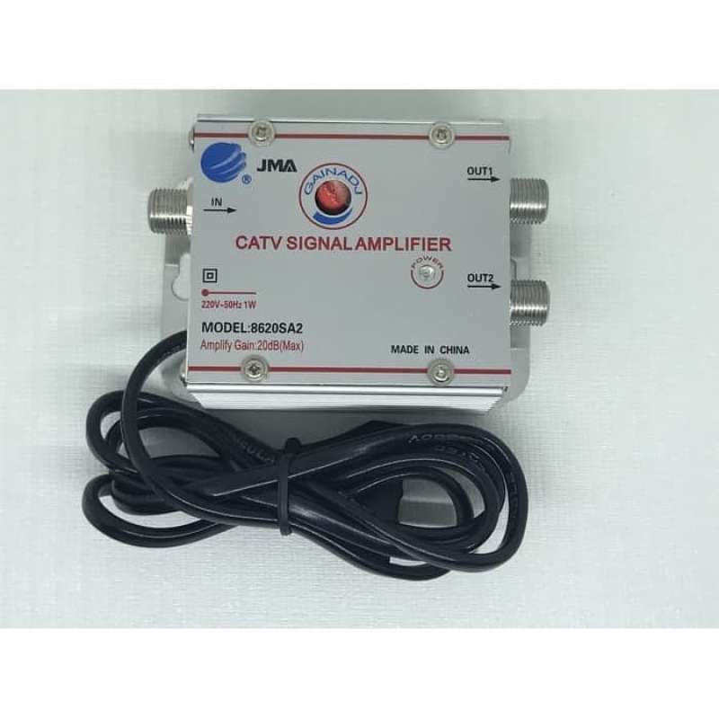 Jual Catv Signal Amplifier Jma 2 Way Penguat Sinyal Tv Original Di ...