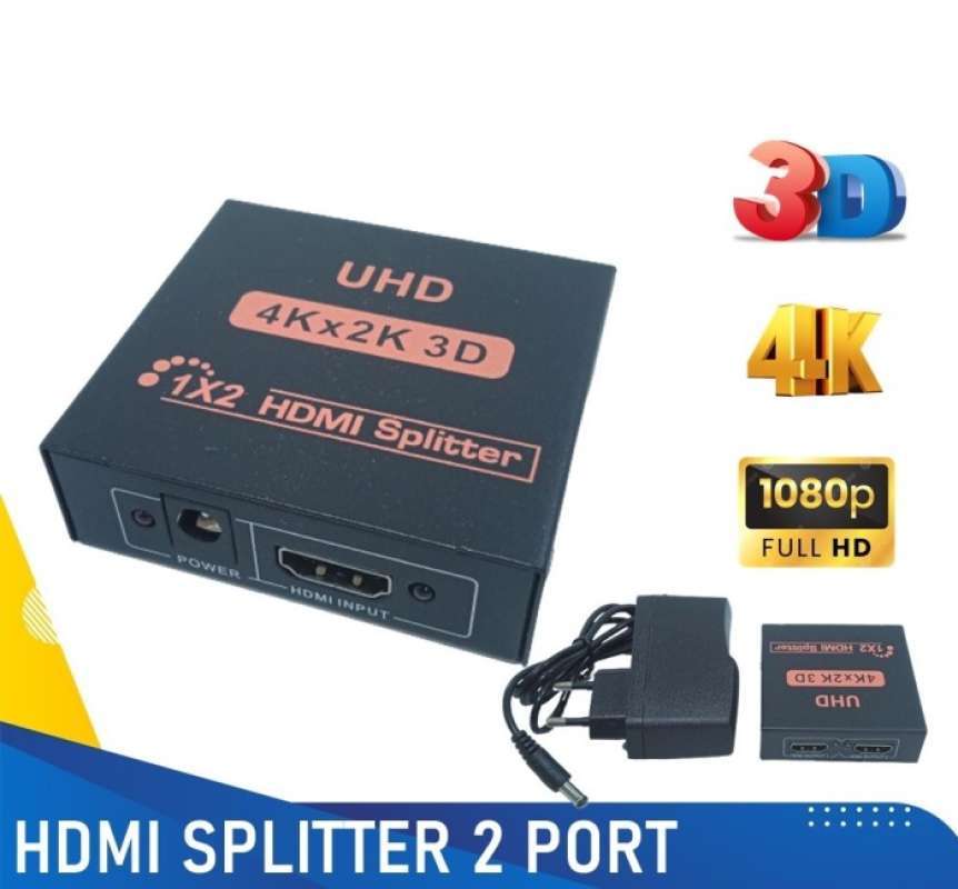 Jual Hdmi Splitter 2 Port (1 Input 2 Output) Di Seller Noelle ...