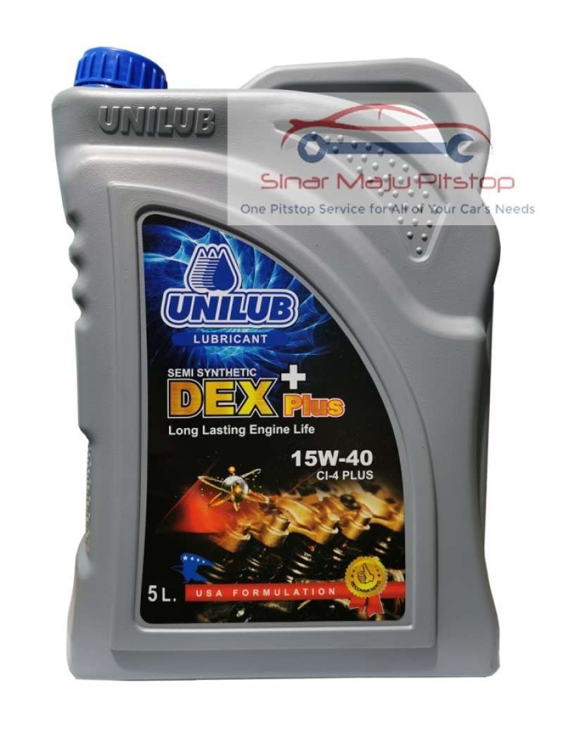 Promo Unilub Dex Plus Oil 15w-40 Ci-4 Plus 5 Liter - Oli Mobil Diesel ...