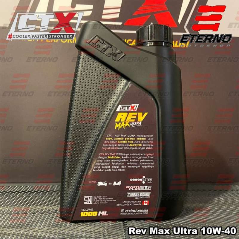 Promo Rev Max Ultra Ctx 10w-40 Oli Racing Motor Full Sintetik Ester ...