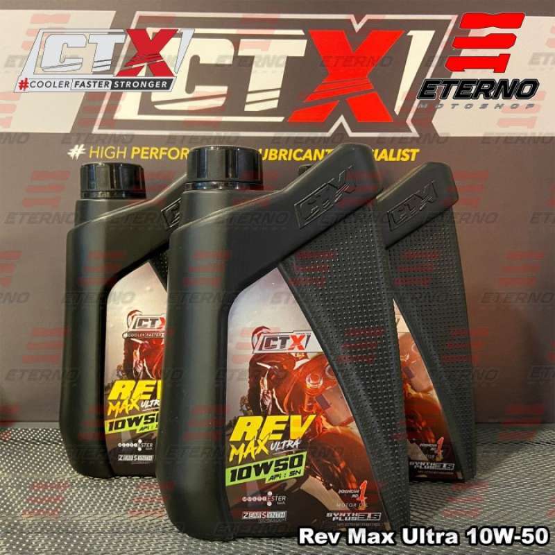 Promo Rev Max Ultra Ctx 10w-50 Oli Racing Motor Full Sintetik Ester ...