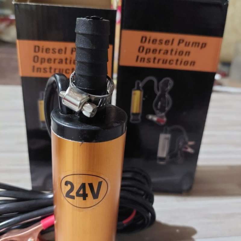 Promo Pompa Air Celup Mini Kecil Portable 12 V Diesel Pump Mini Oli ...