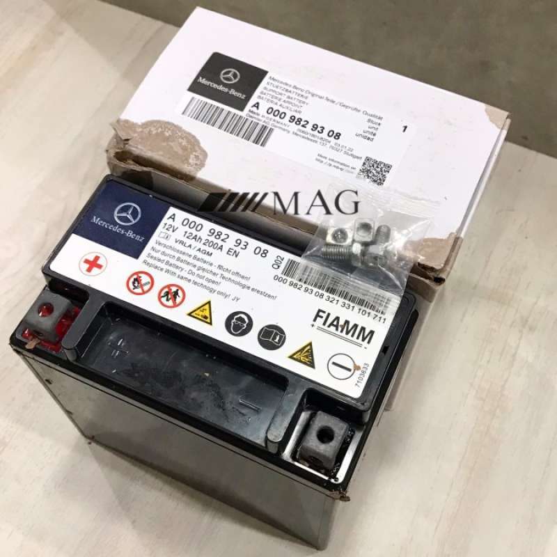 Promo Accu Aki Starter Aux Battery Mercedes W166 W221 W212 W211 ...