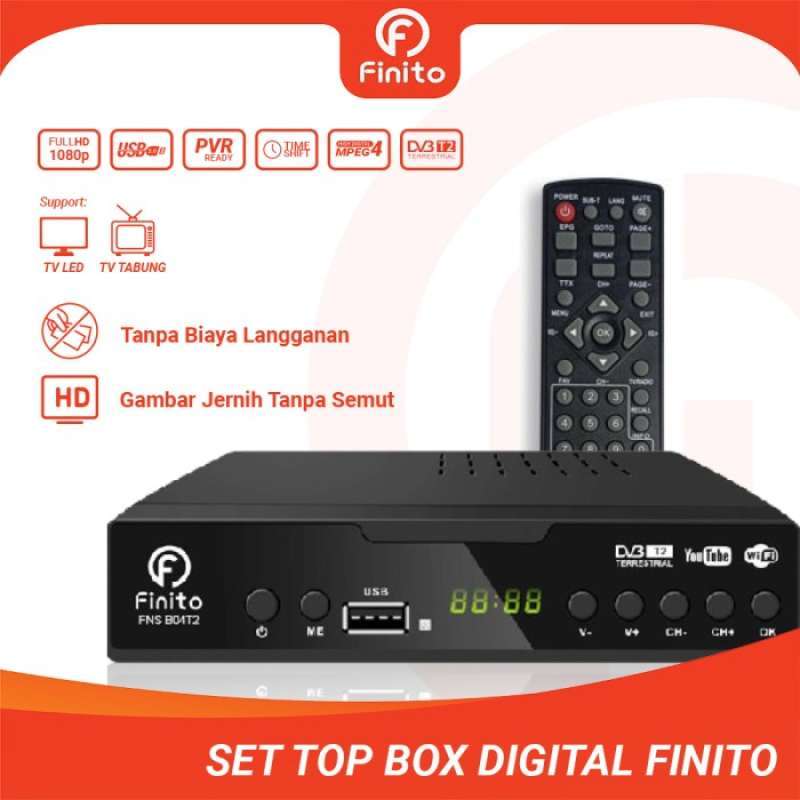 Jual Digital Set Top Box Hd / Stb Finito Siaran Dvb T2 Receiver - Stb+doungle Di Seller Noelle ...