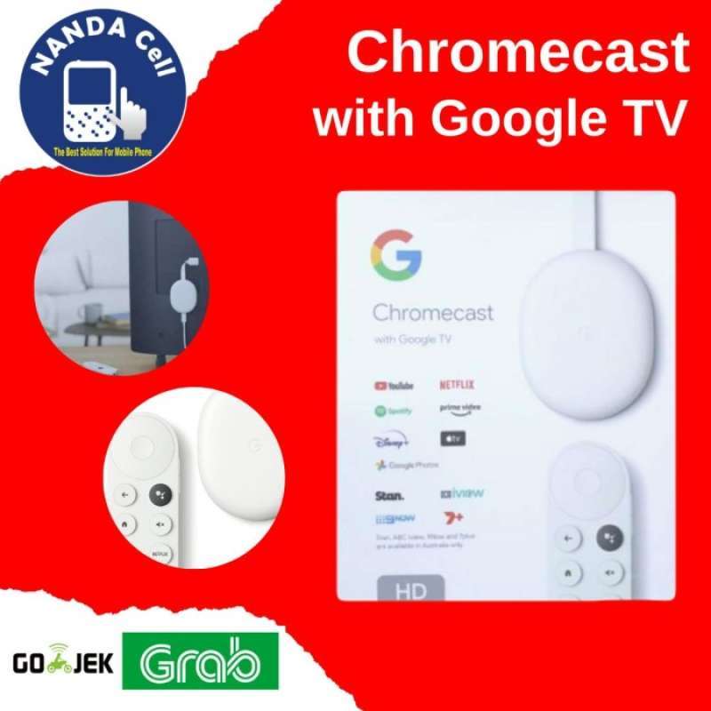 Jual Google Chromecast With Google Tv 4k Hd Hdr Mi Tv Stick Tv Box Di ...