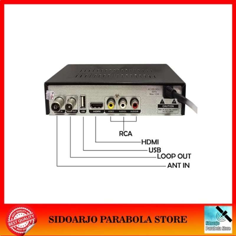 Jual Set Top Box Stb Tv Digital Dvbt2 Matrix Apple Burger Hijau Dvb-t2 ...