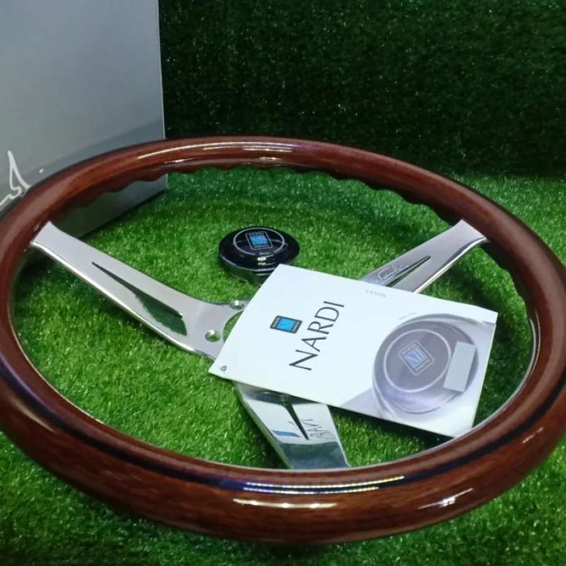 Promo Stir Mobil Kayu Klasik Nardi/setir Mobil Kayu Nardi Diskon 50% Di ...