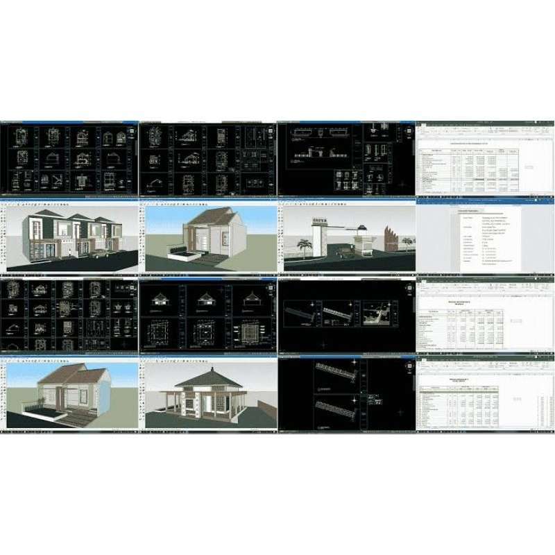 Promo Paket Gambar Dan Rab Bangunan Rencana Anggaran Biaya Proyek ...