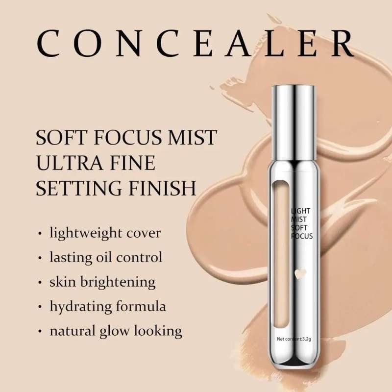 Jual Mack Andy Waterproof Liquid Concealer New Oil Control Full ...