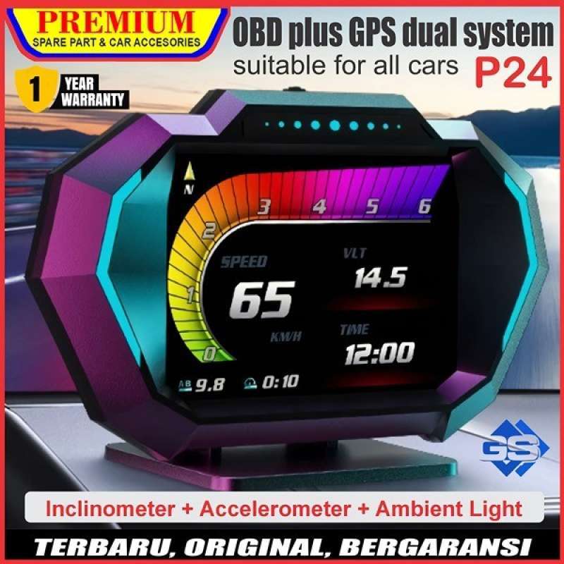 Promo Baru A600 Pengukur Otomatis Hud Gps + Sistem Obd, Speedometer ...