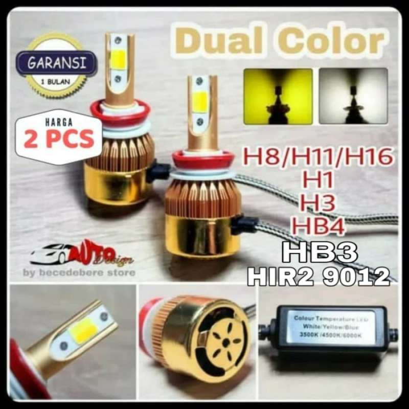 Promo Lampu Led H8-h11-h16 / Foglamp / Dual Color / Combo Diskon 28% Di ...