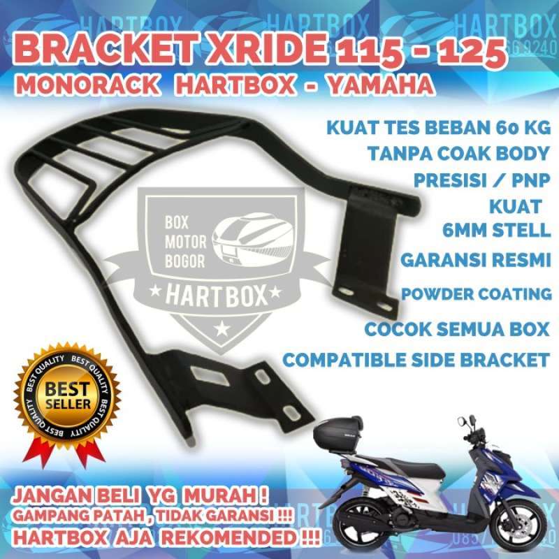 Promo Bracket Breket Behel Braket Box Motor Xride Yamaha X-ride 115 125 ...