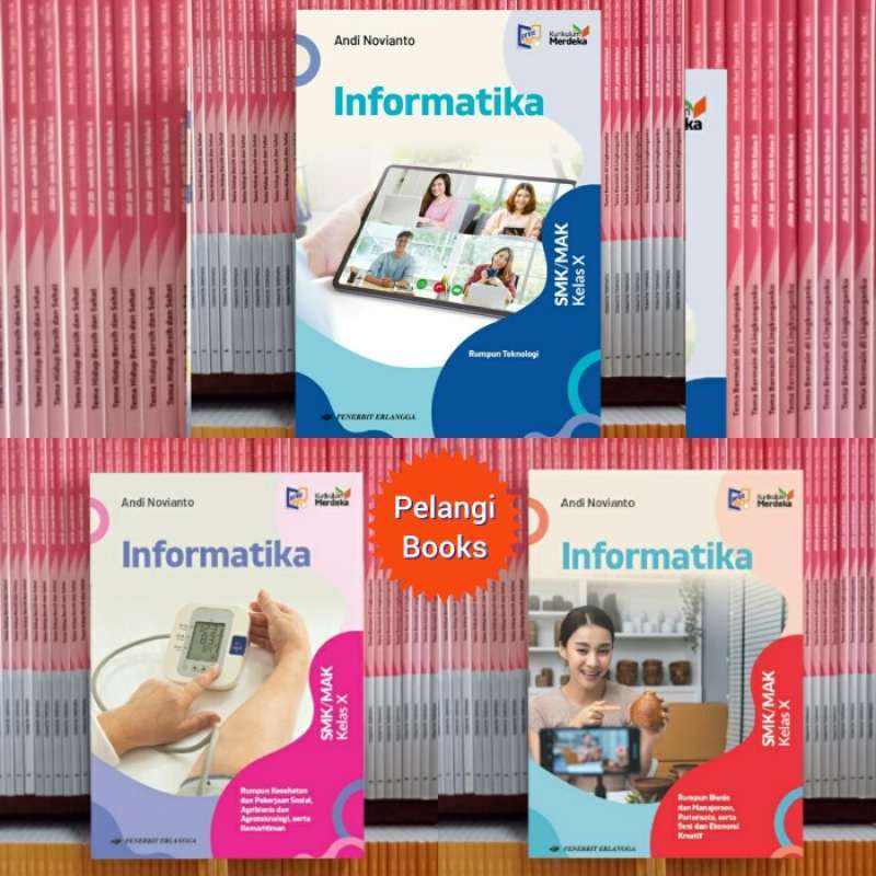 Promo Buku Informatika Smk/mak Kelas 10 (x) Kurikulum Merdeka Erlangga - Rum Kesehatan ...